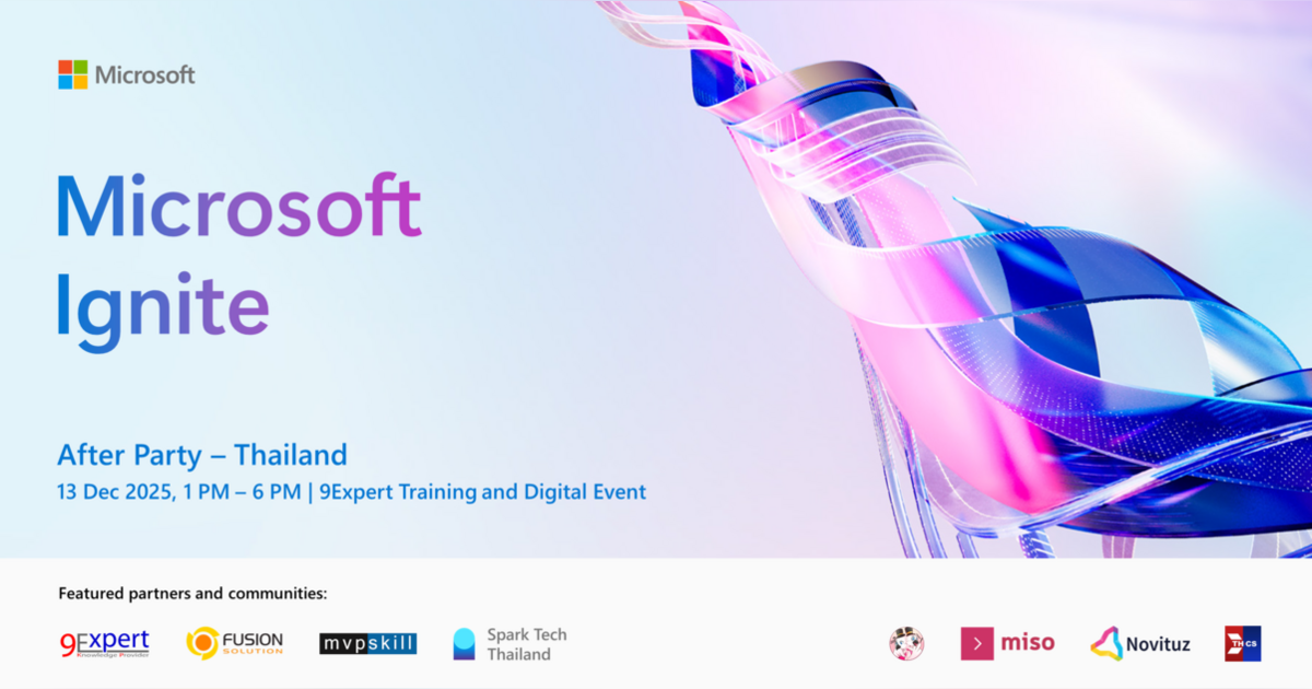 Microsoft Ignite – After Party Thailand | Eventpop