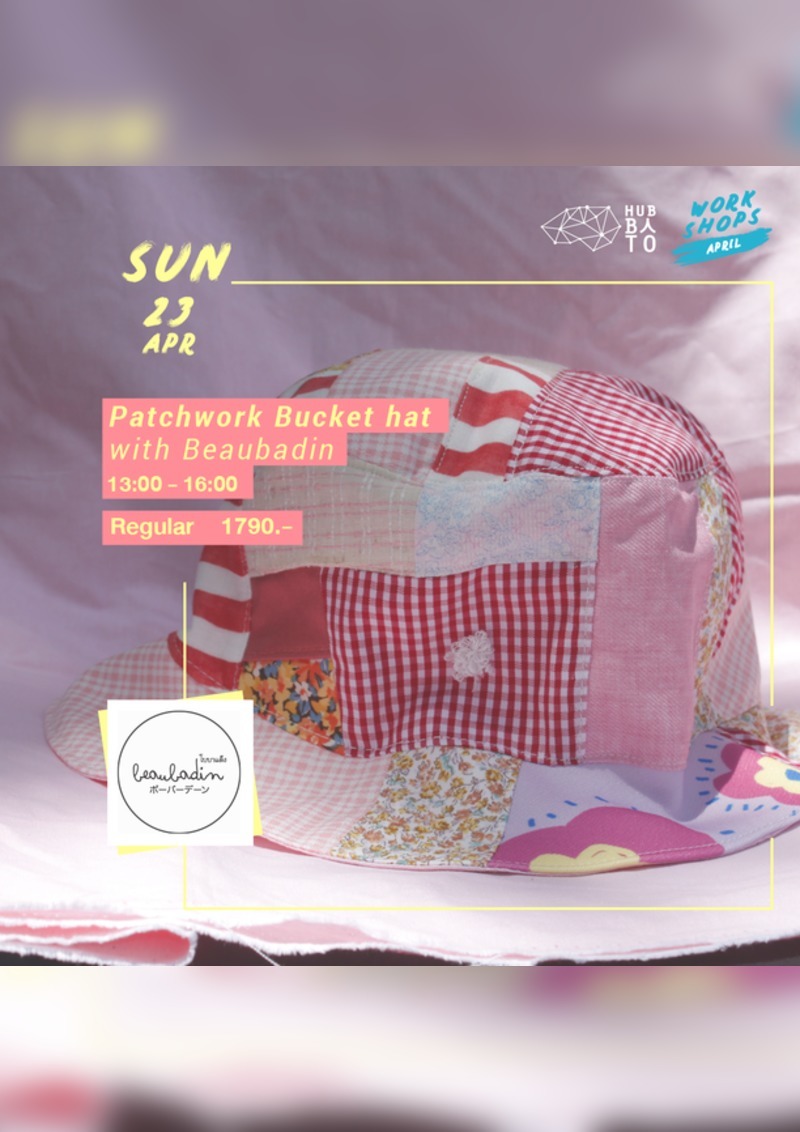 Patchwork Bucket hat with Beaubadin | Eventpop