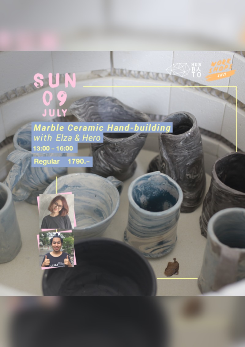 Marble Ceramic Hand-Building with Elsa + Hero | Eventpop | Eventpop