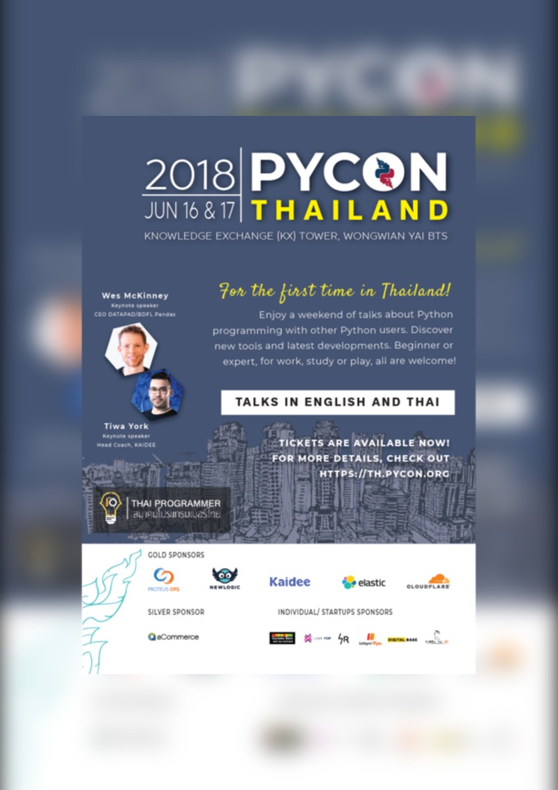 PyCon Thailand 2018 | Eventpop | Eventpop