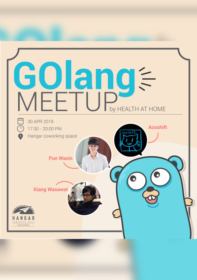 Golang developer meet up | Eventpop