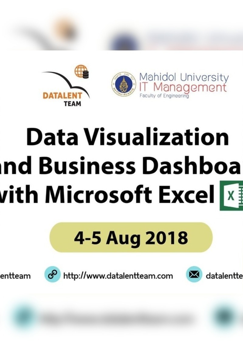 Data Visualization and Business Dashboard with Microsoft Excel | Eventpop