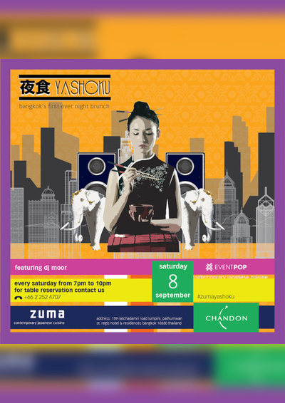 Yashoku - Bangkok’s first night brunch [Sat 8 September 2018] | Eventpop