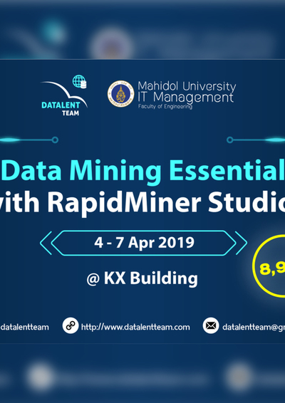 Data Mining Essential with Rapid Miner Studio 9 | Eventpop