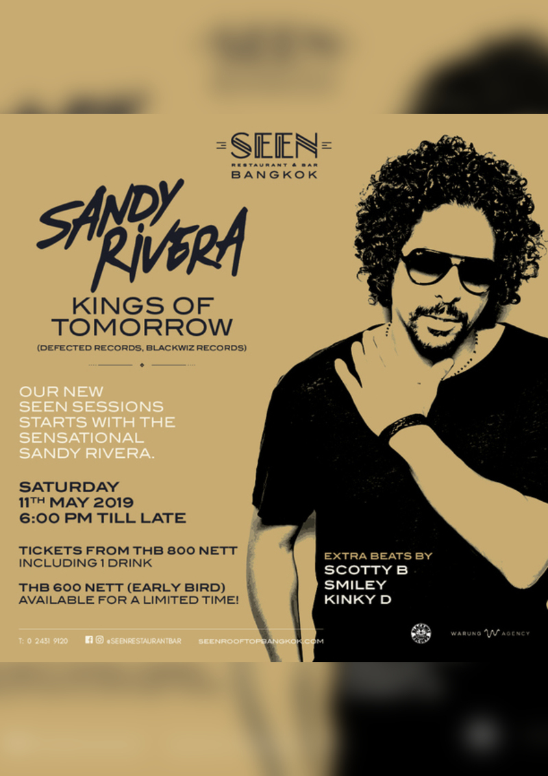 SEEN SESSIONS VOL. 1, Featuring Sandy Rivera | Eventpop | Eventpop