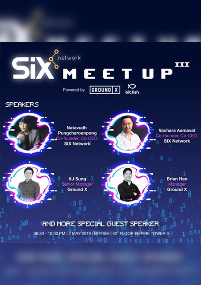 SIX Network Meetup III powered by Ground X & Bitfish | Eventpop