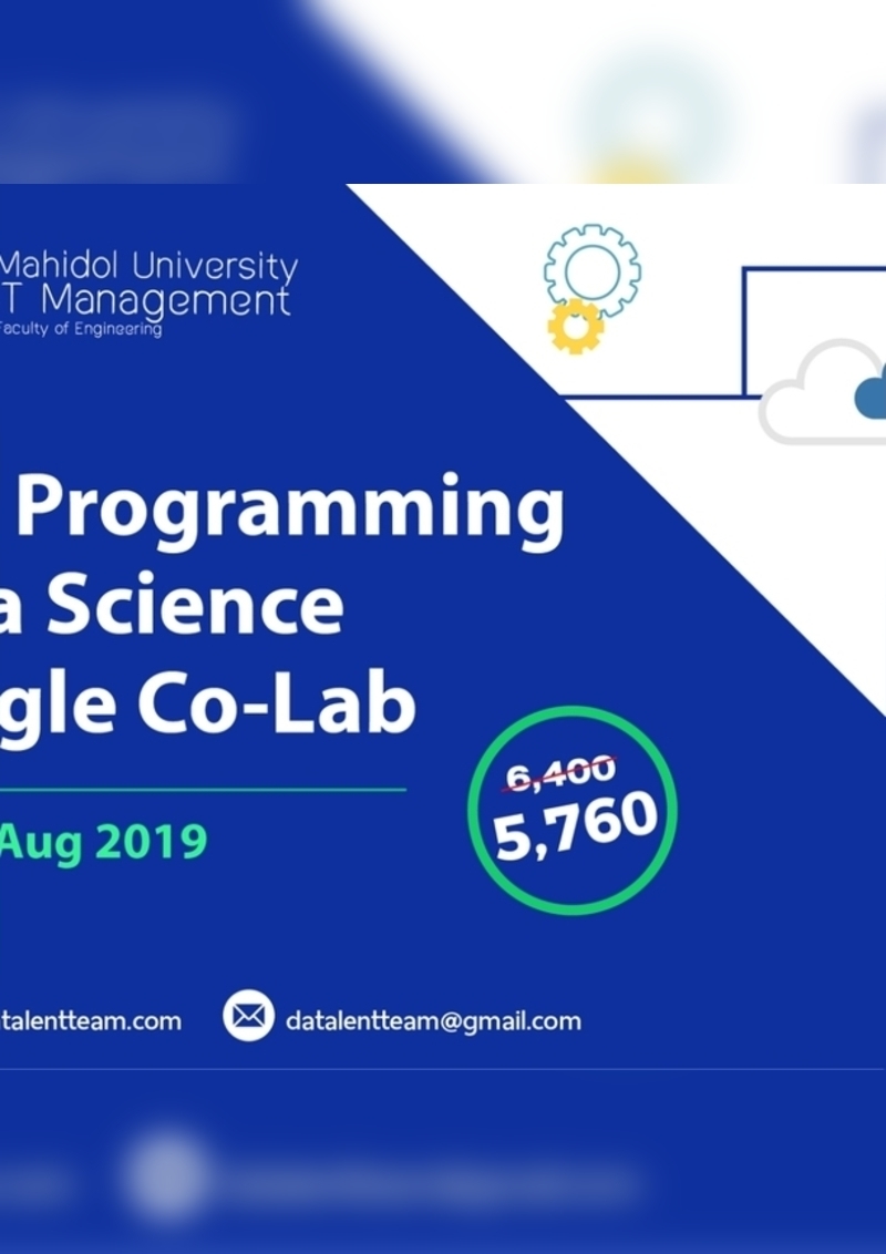 Basic Python Programming for Data Science with Google Co-Lab | Eventpop | Eventpop