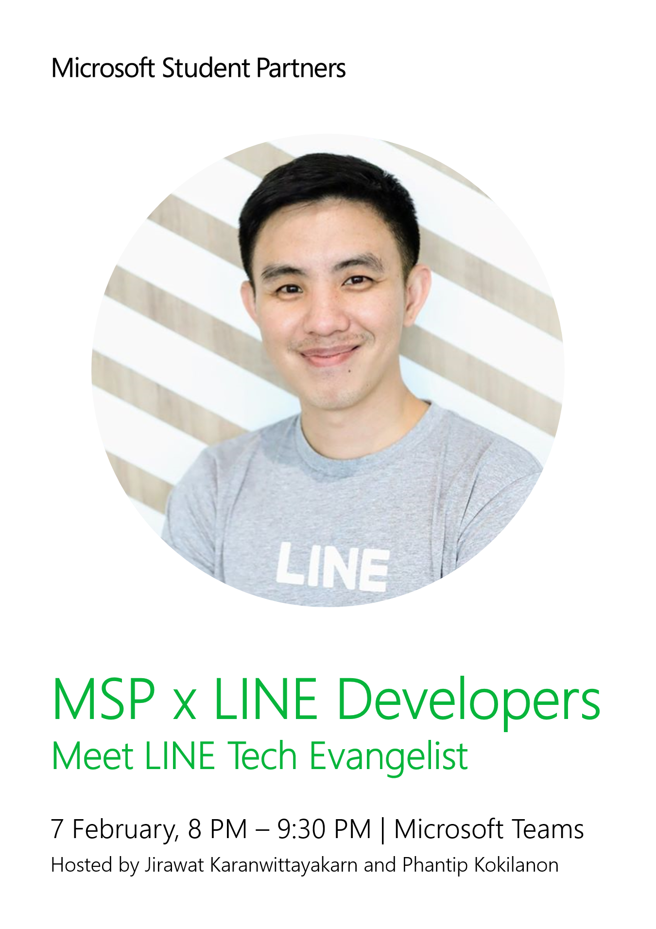 MSP x LINE Developers: Meet LINE Tech Evangelist | Eventpop | Eventpop
