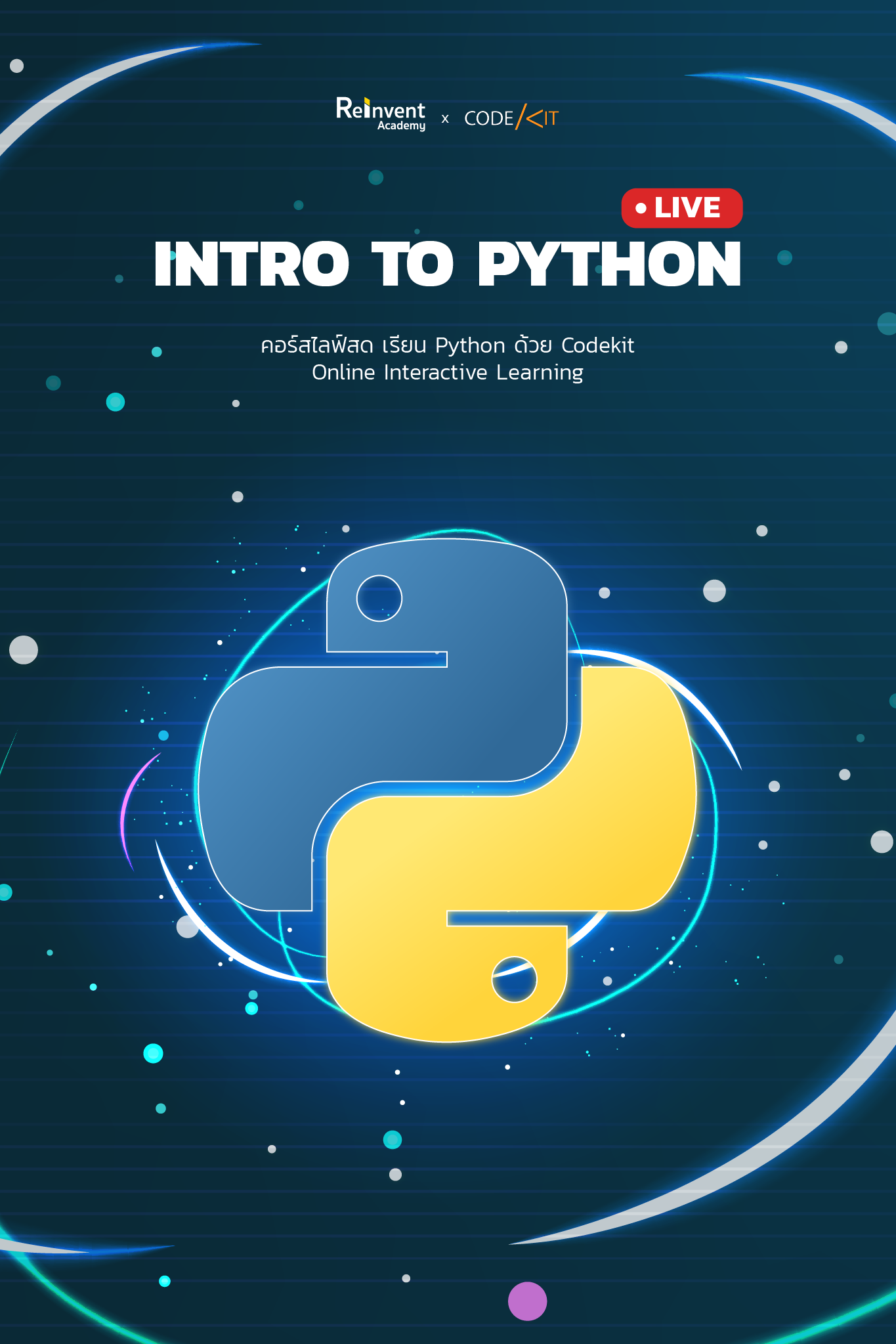 [Free]Live! Introduction to Python by ReInvent Academy x CodeKit ...
