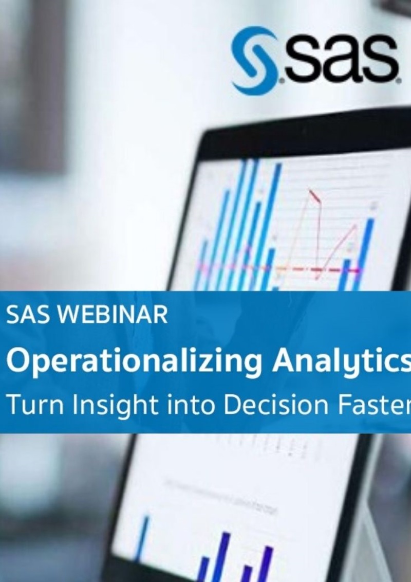 Operationalizing Analytics – Turn Insight into Decision Faster | Eventpop