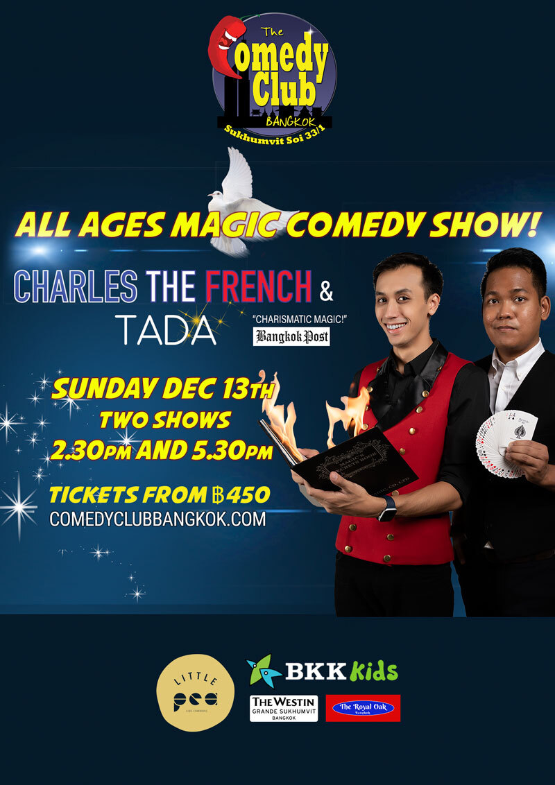 ALL AGES MAGIC COMEDY SHOW - Charles The French & TADA! | Eventpop