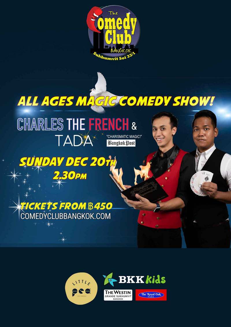 ALL AGES MAGIC COMEDY SHOW - Charles The French & TADA! | Eventpop