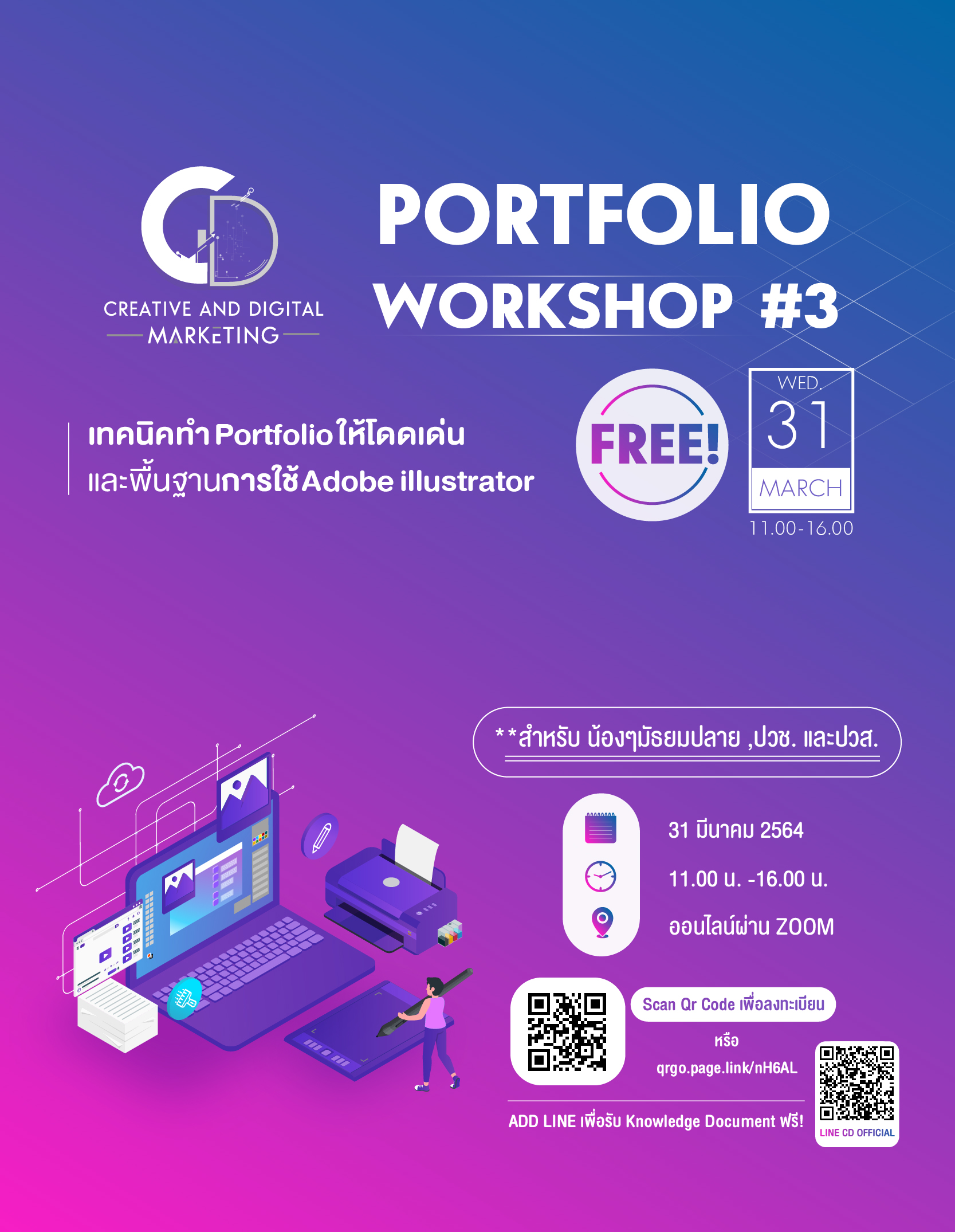 Portfolio Workshop - Open House Creative and Digital Marketing TNI | Eventpop | Eventpop