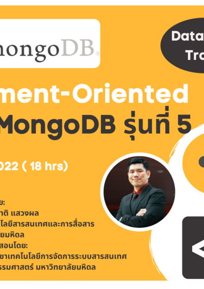 Querying Document-Oriented Database with MongoDB รุ่นที่ 5 | Eventpop