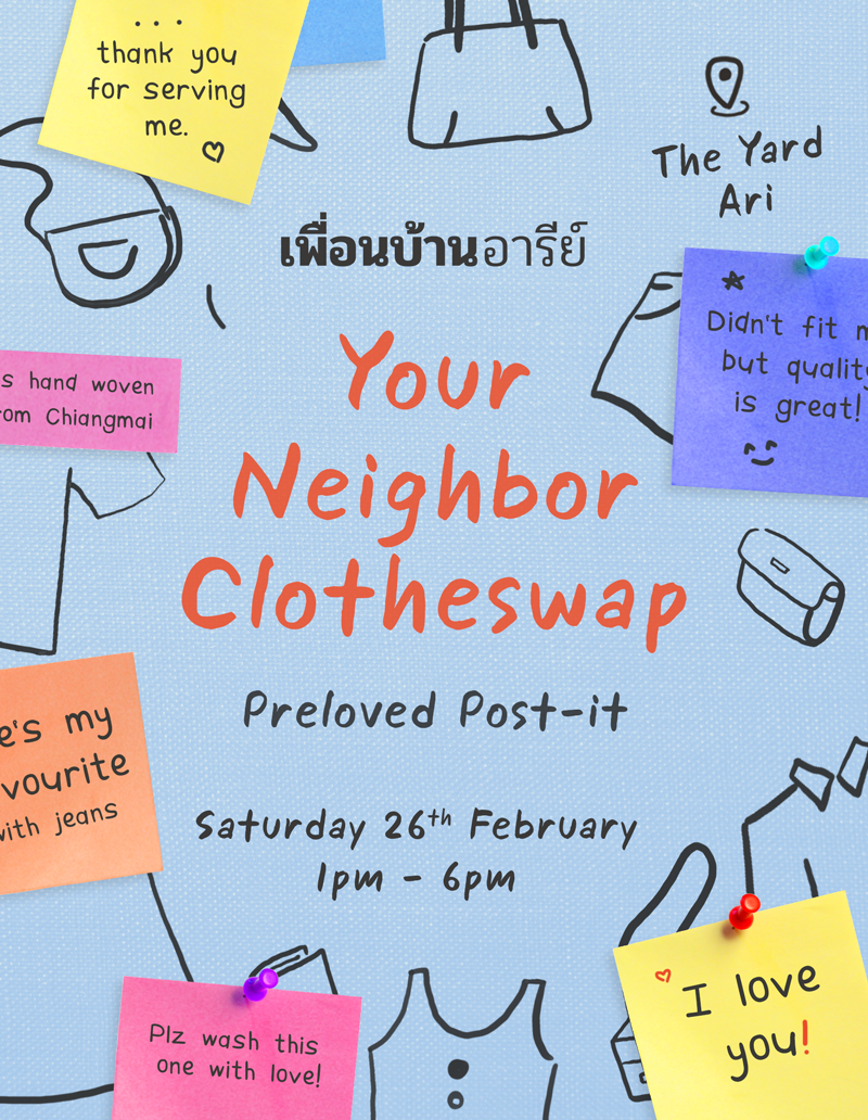 Your Neighbor Clotheswap: Preloved Post-it | Eventpop | Eventpop