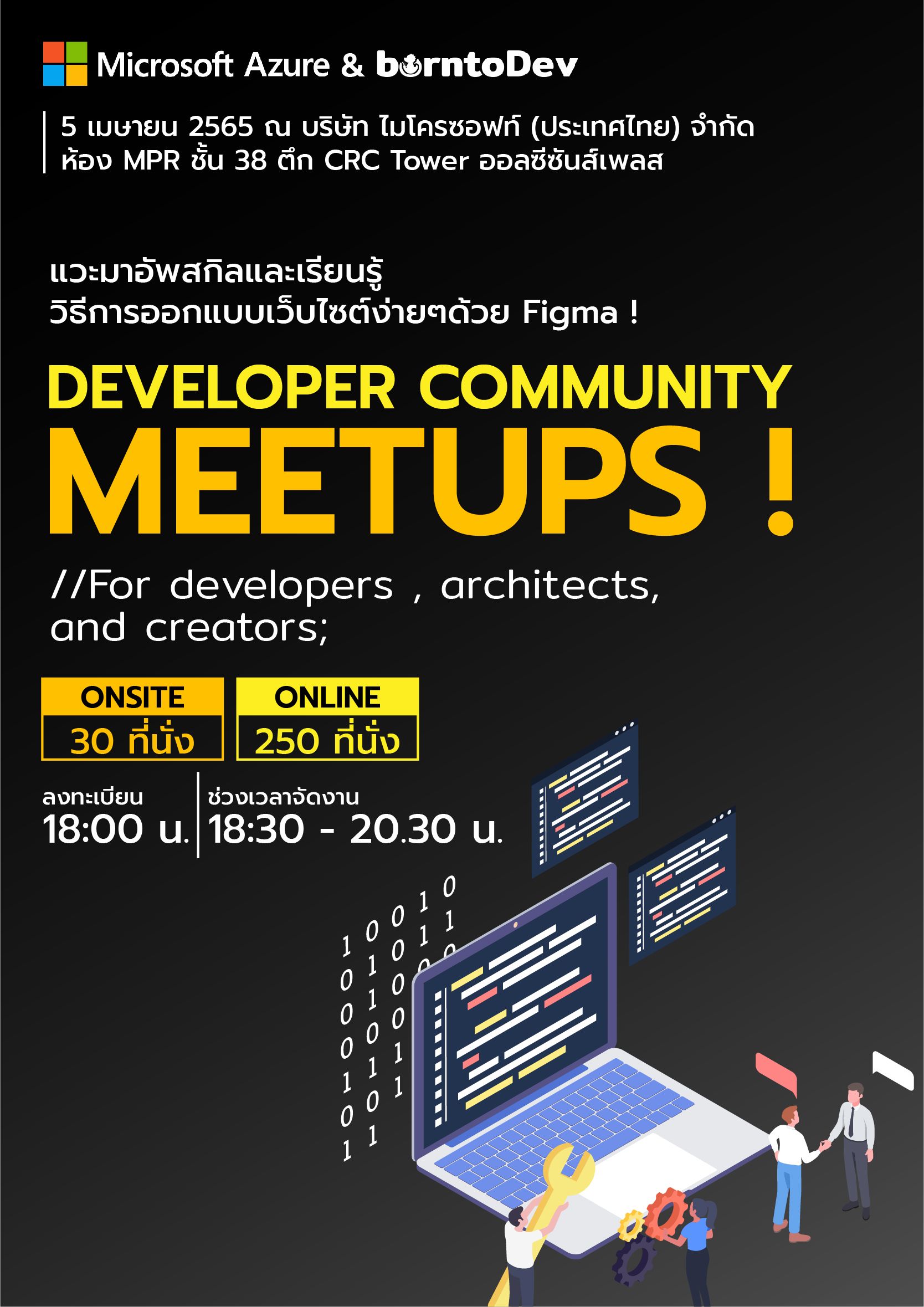 Developer Community Meetups by BorntoDev | Eventpop | Eventpop