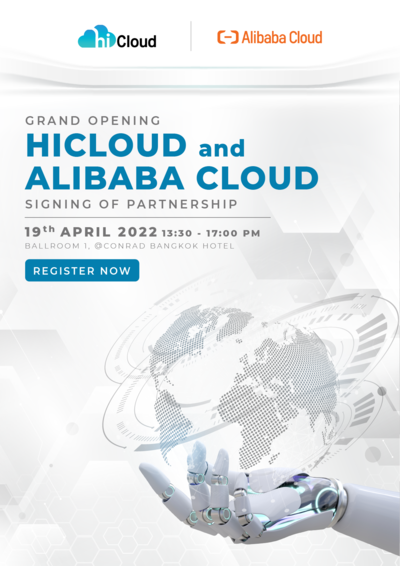 Grand Opening HiCloud and Alibaba Cloud Signing of Partnership | Eventpop