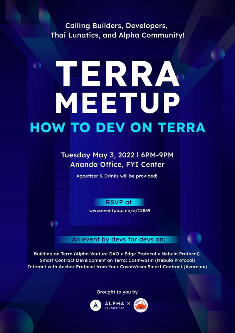 Terra Meetup Thailand: How to Dev on Terra | Eventpop