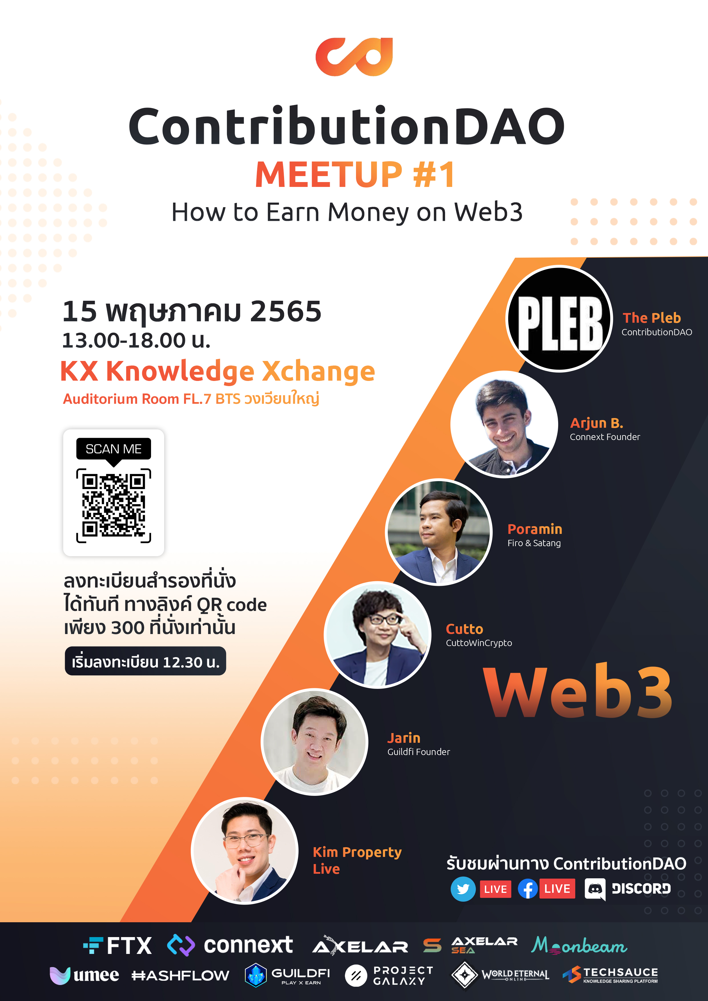ContributionDAO MEETUP #1 : How to Earn Money on Web3 | Eventpop | Eventpop