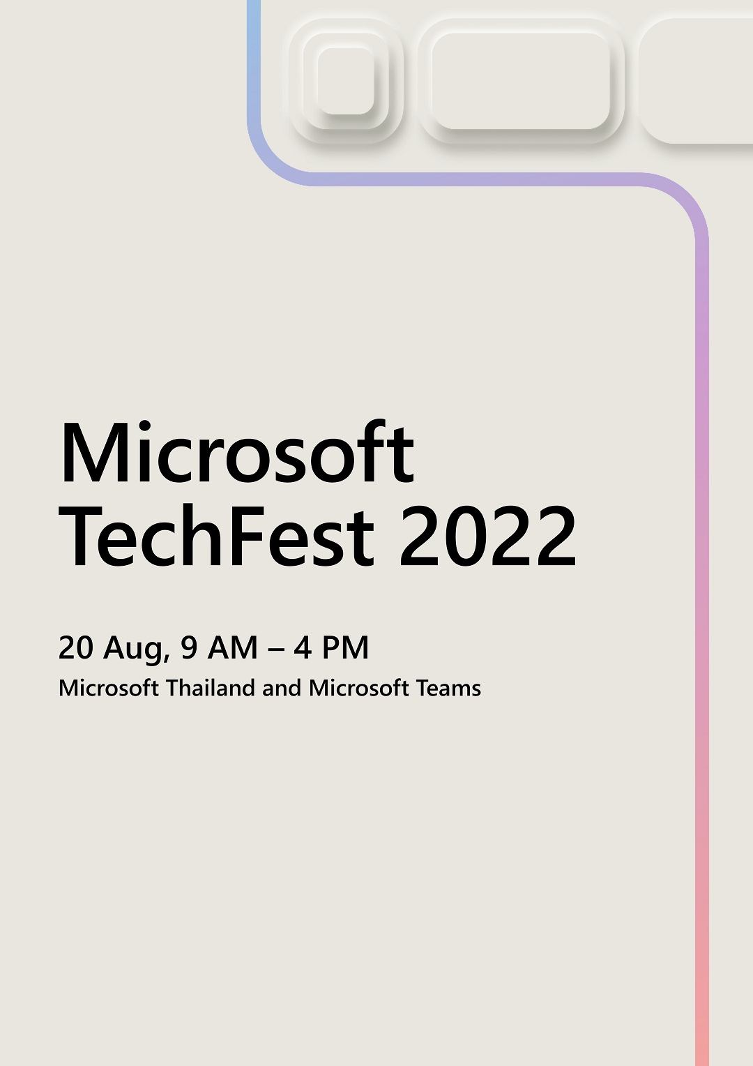Microsoft TechFest 2022 | Eventpop | Eventpop