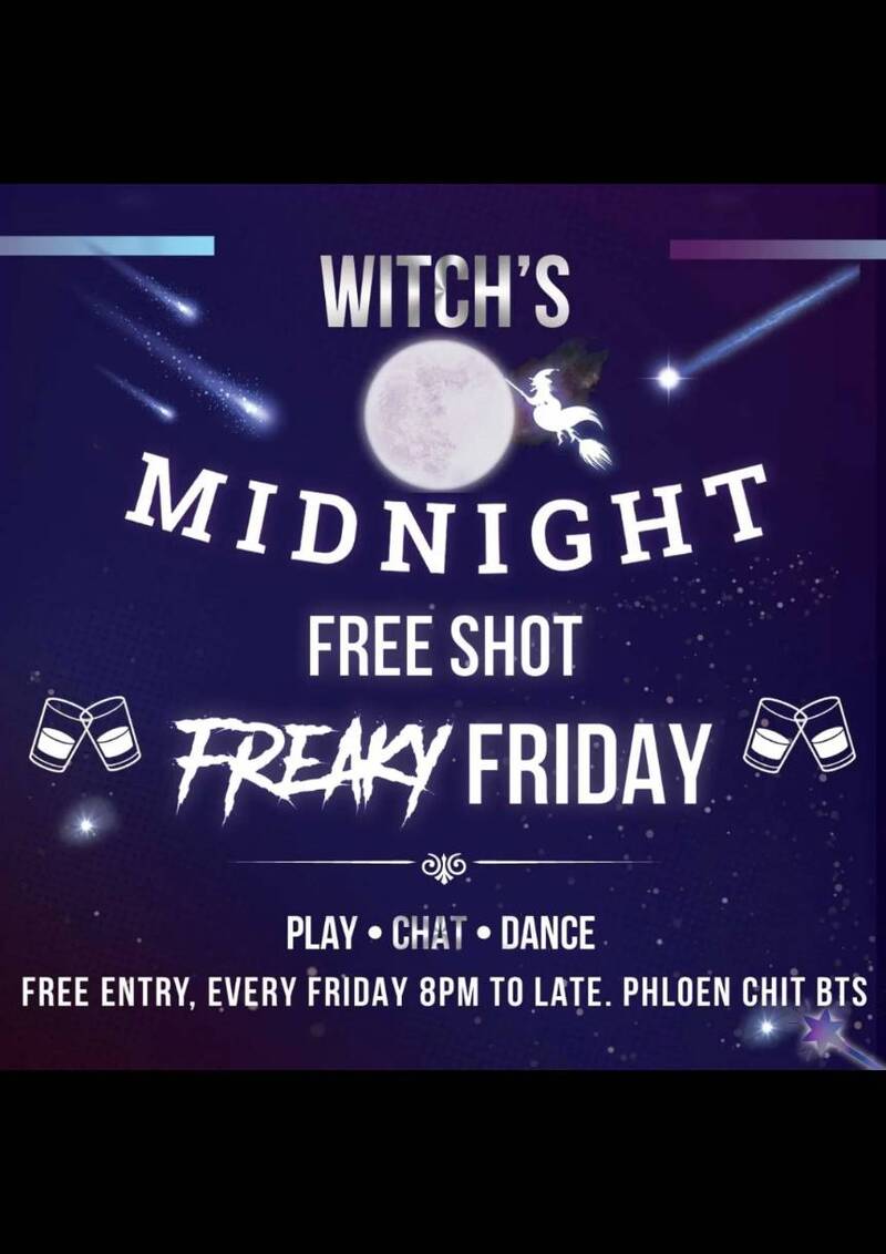 Club Midnight 🌙 Free Shot Freaky Friday | Eventpop
