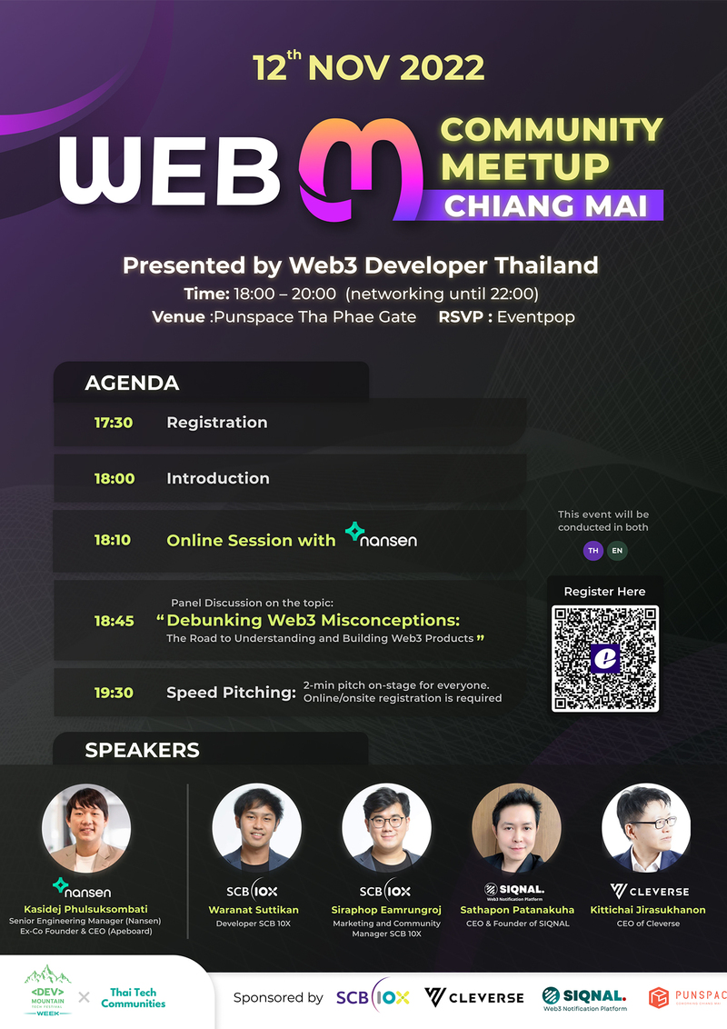 Web3 Community Meetup Chiangmai | Eventpop