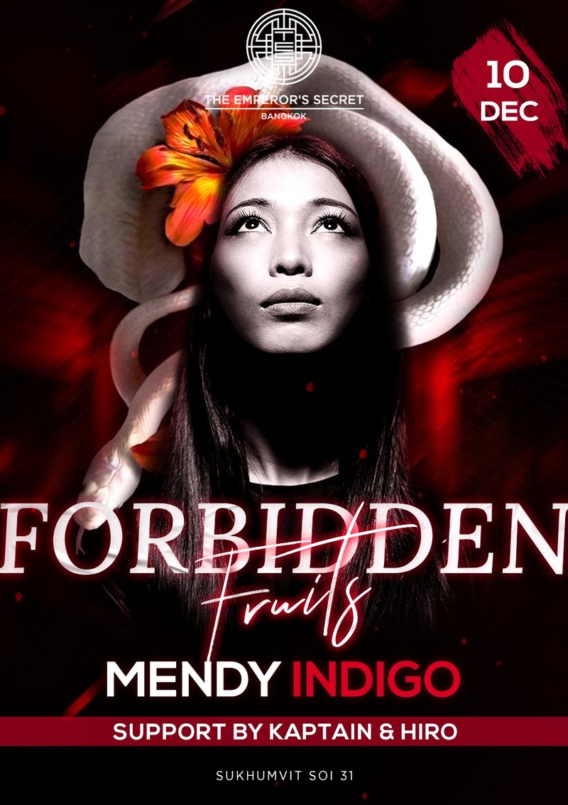 Forbidden Fruits @TheEmperorsSecret | Eventpop