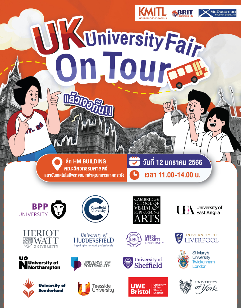 UK University Fair on Tour - King Mongkut's Institute of Technology ...