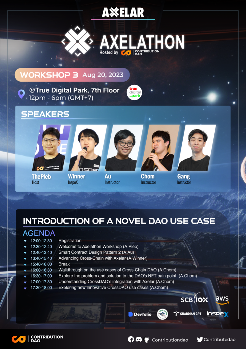 Axelathon Workshop 3 | Eventpop