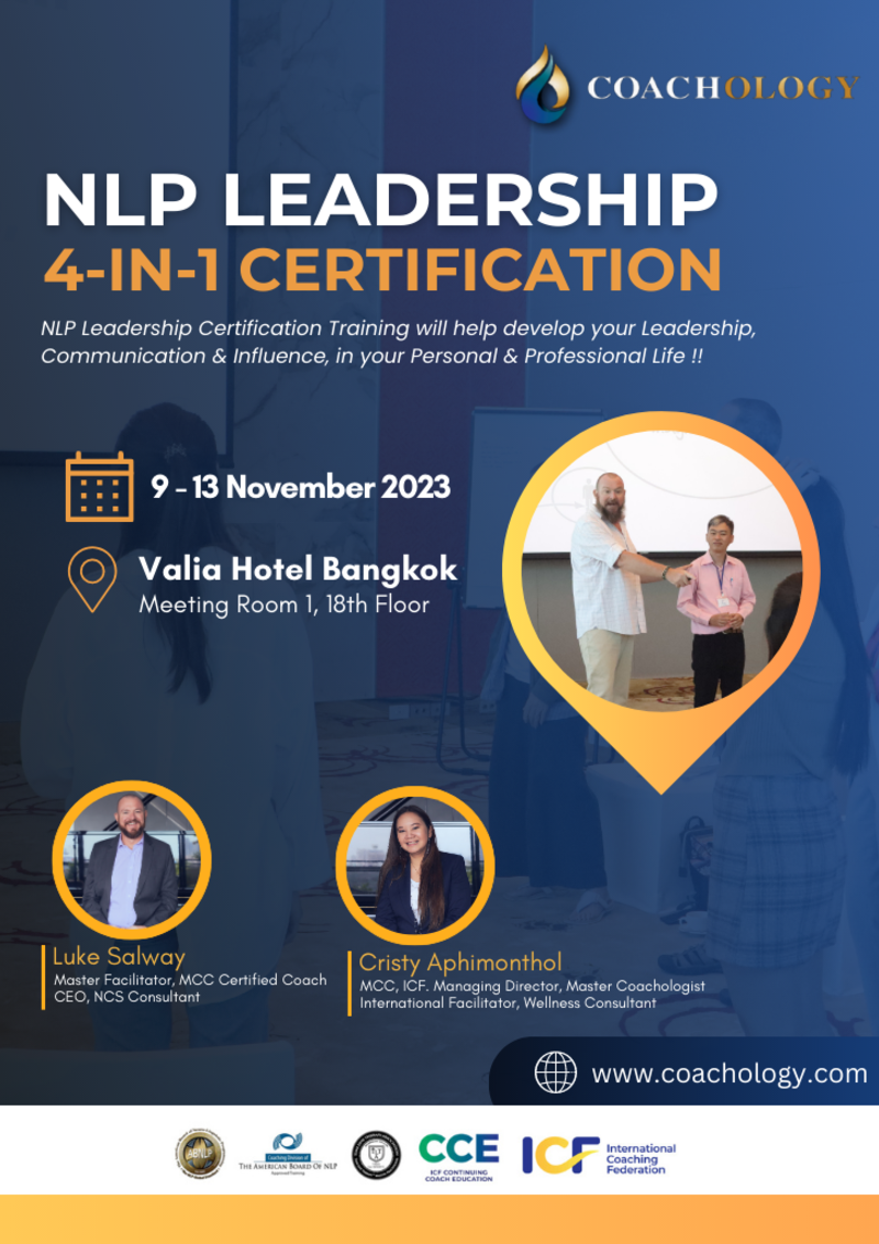 NLP Leadership 4-in-1 Certification Program BY Coachology | Eventpop