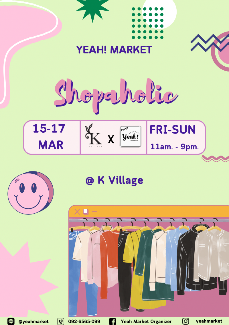 Shopaholic by Yeah! Market | Eventpop