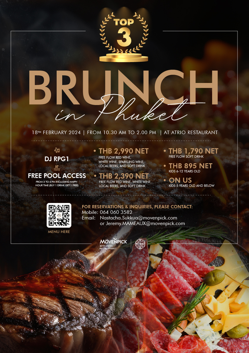 Myth Brunch Buffet at Mövenpick Myth Hotel Patong Phuket | Eventpop