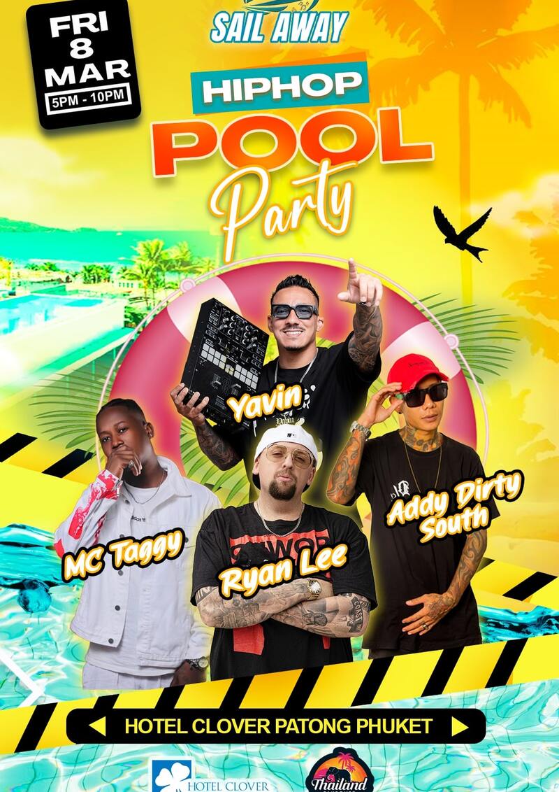 Hotel Clover Patong Phuket Hip-Hop Pool Party | Eventpop