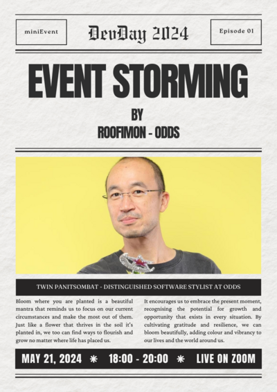 DevDay 2024 EP 01: Event Storming by Roofimon - ODDS | Eventpop