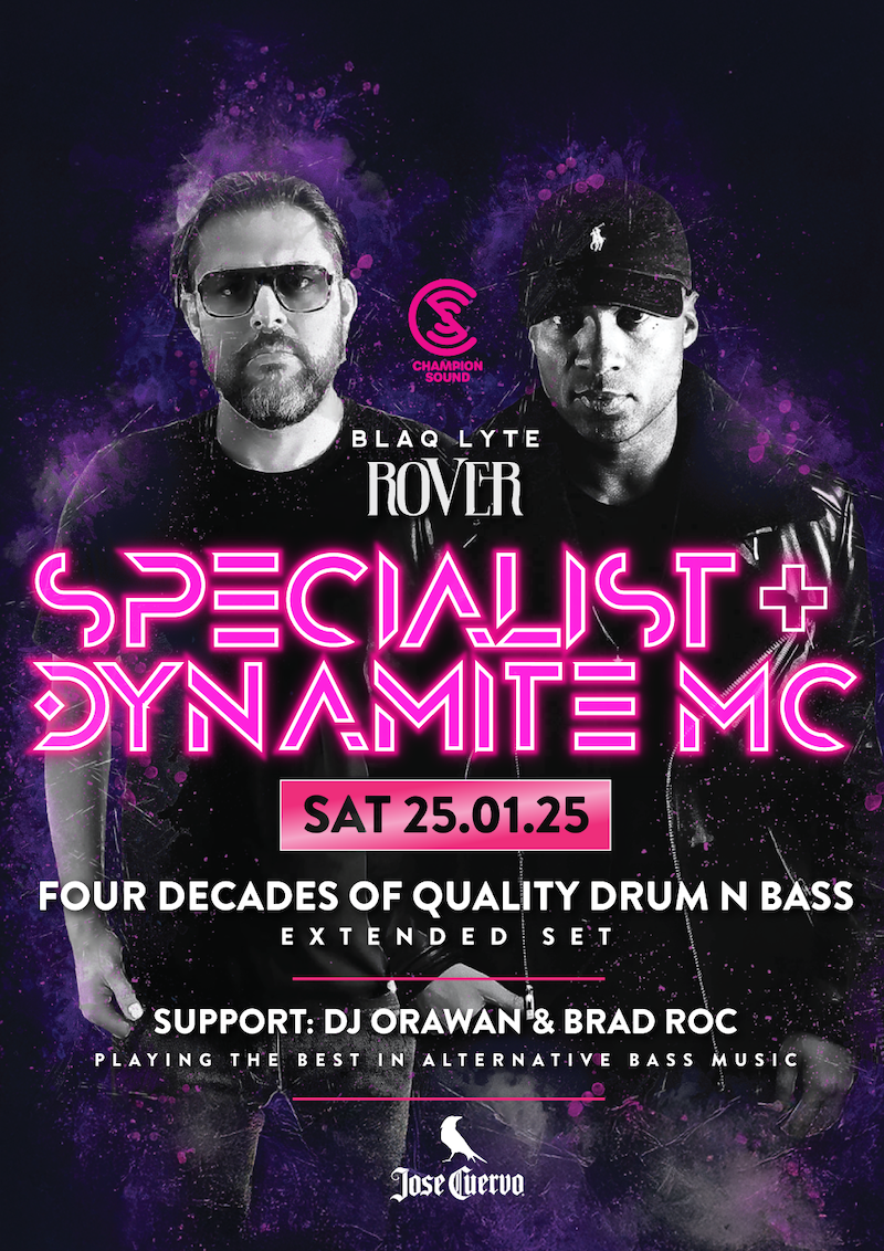 BLAQ LYTE ROVER Specialist + Dynamite MC | Eventpop
