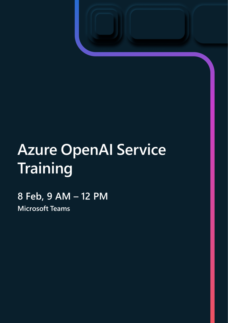 Azure OpenAI Service Training | Eventpop