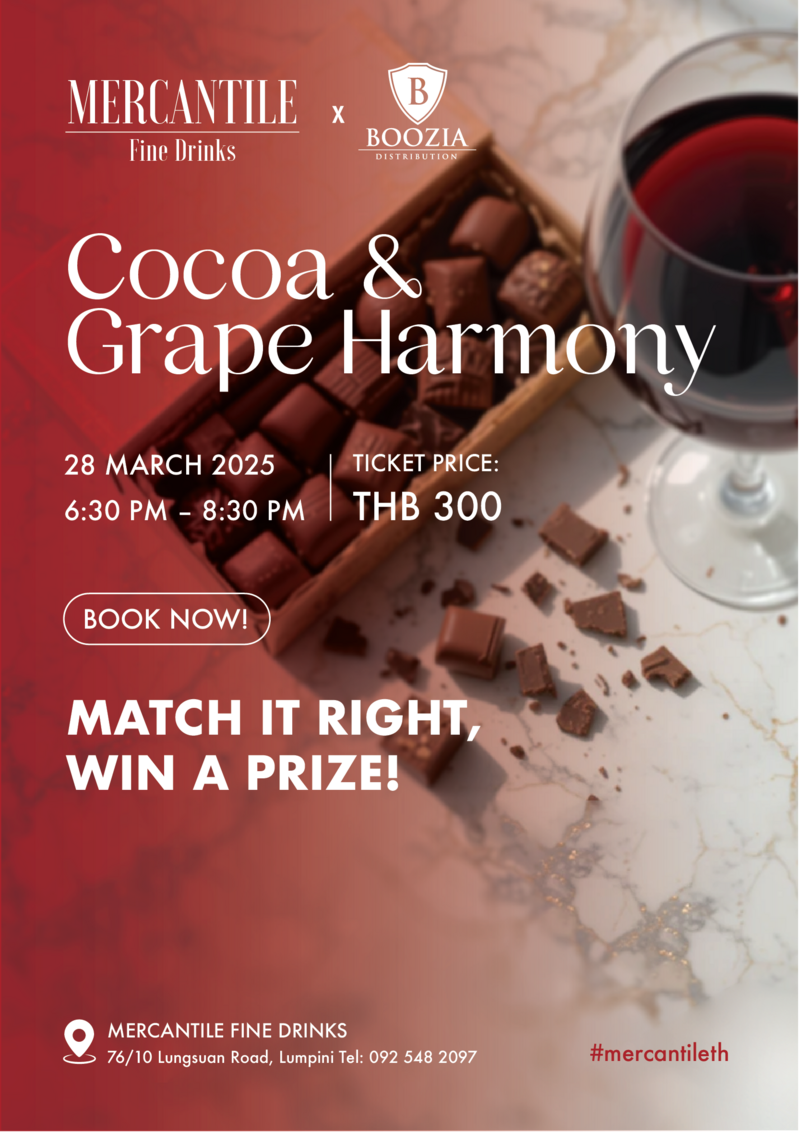 Cocoa & Grape Harmony – A Sensory Journey of Wine & Chocolate! | Eventpop