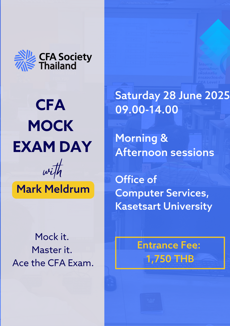 2025 CFA Mock Exam Day - CFA Society Thailand | Eventpop
