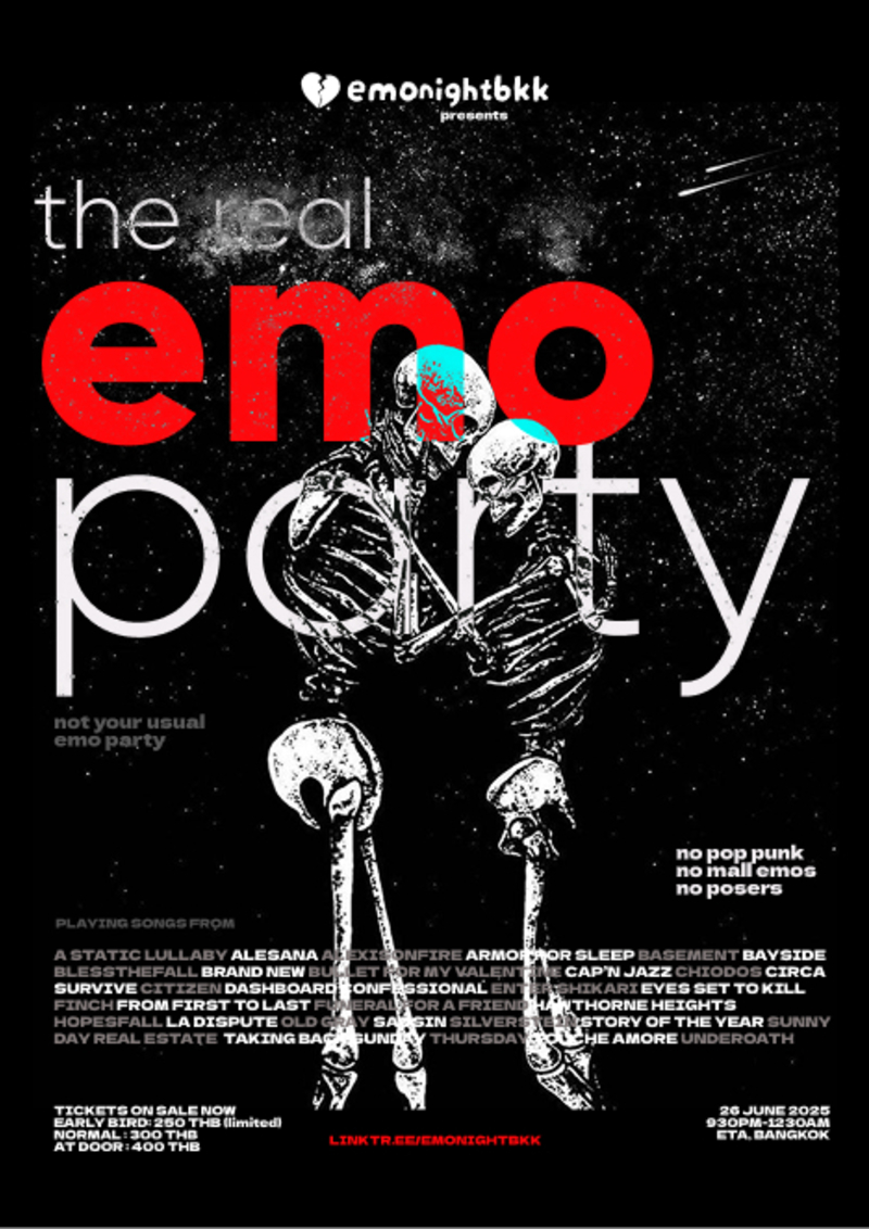 EMONIGHT BANGKOK presents The Real EMO Party | Eventpop