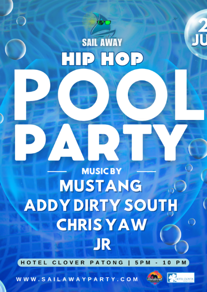 Hip-Hop Pool Party at Hotel Clover Patong Phuket | Eventpop