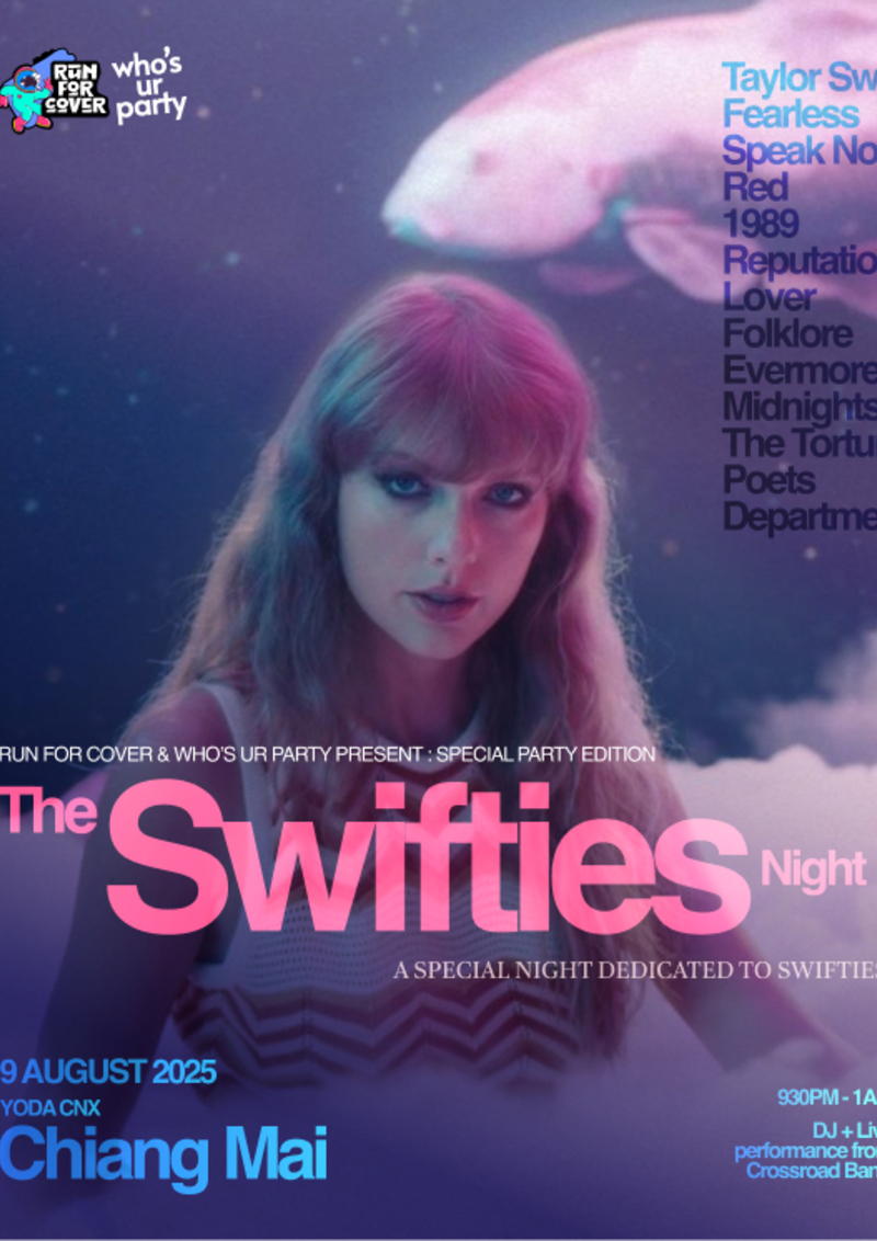 The Swifties Night Chiang Mai, A Taylor Swift Special Night Party ...