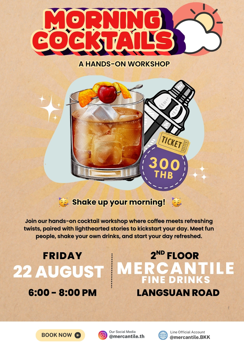 Morning Cocktails: A Hands-On Workshop | Eventpop