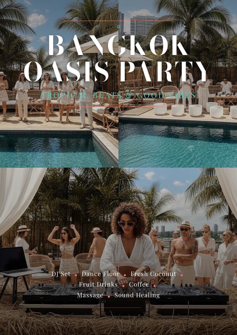 Bangkok Oasis Party EP.2 “Lost in Pool & Pier” | Eventpop