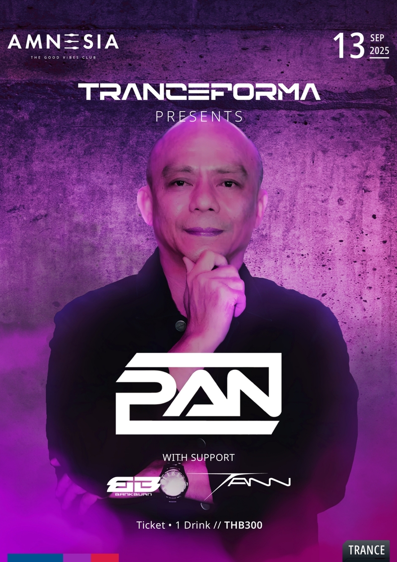 TRANCEFORMA pres. Legendary "DJ PAN" | Eventpop
