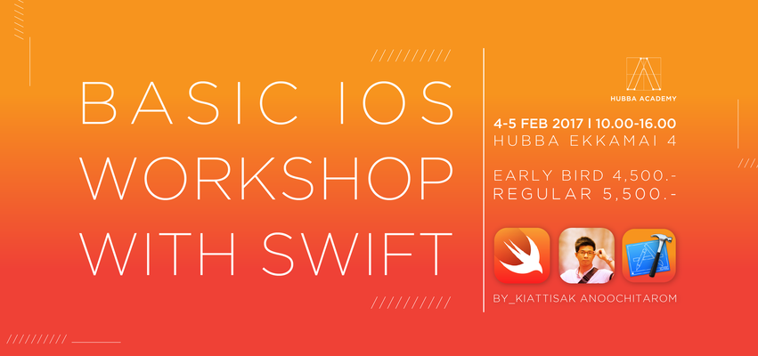 Basic iOS Workshop with Swift | Eventpop อีเว้นท์ป็อป | Eventpop