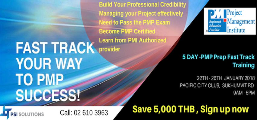 5 Day - PMP Prep Fast Track Training Program | Eventpop อีเว้นท์ป็อป ...
